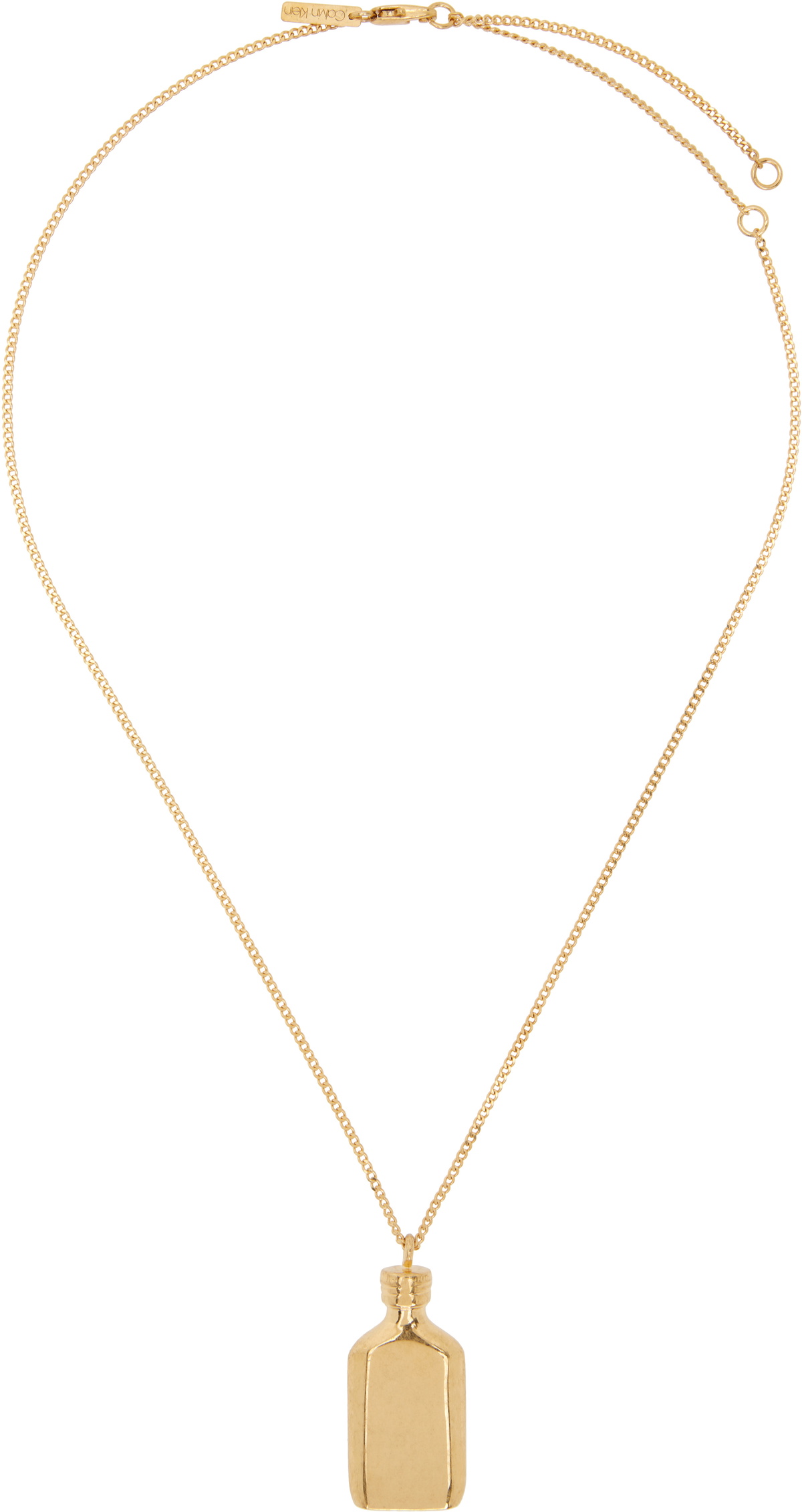 Calvin Klein Collection Short CK One Charm Necklace Calvin Klein Collection