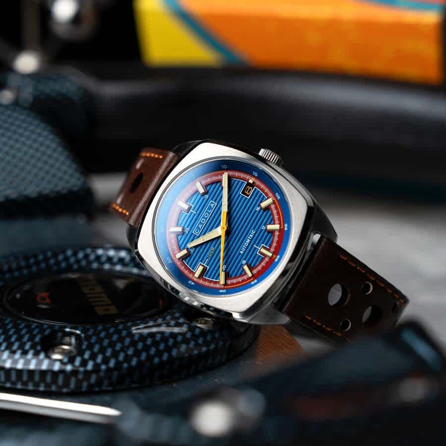 Cadola Buxton Automatic Blue Dial Mens Watch CD-1057-04 Cadola