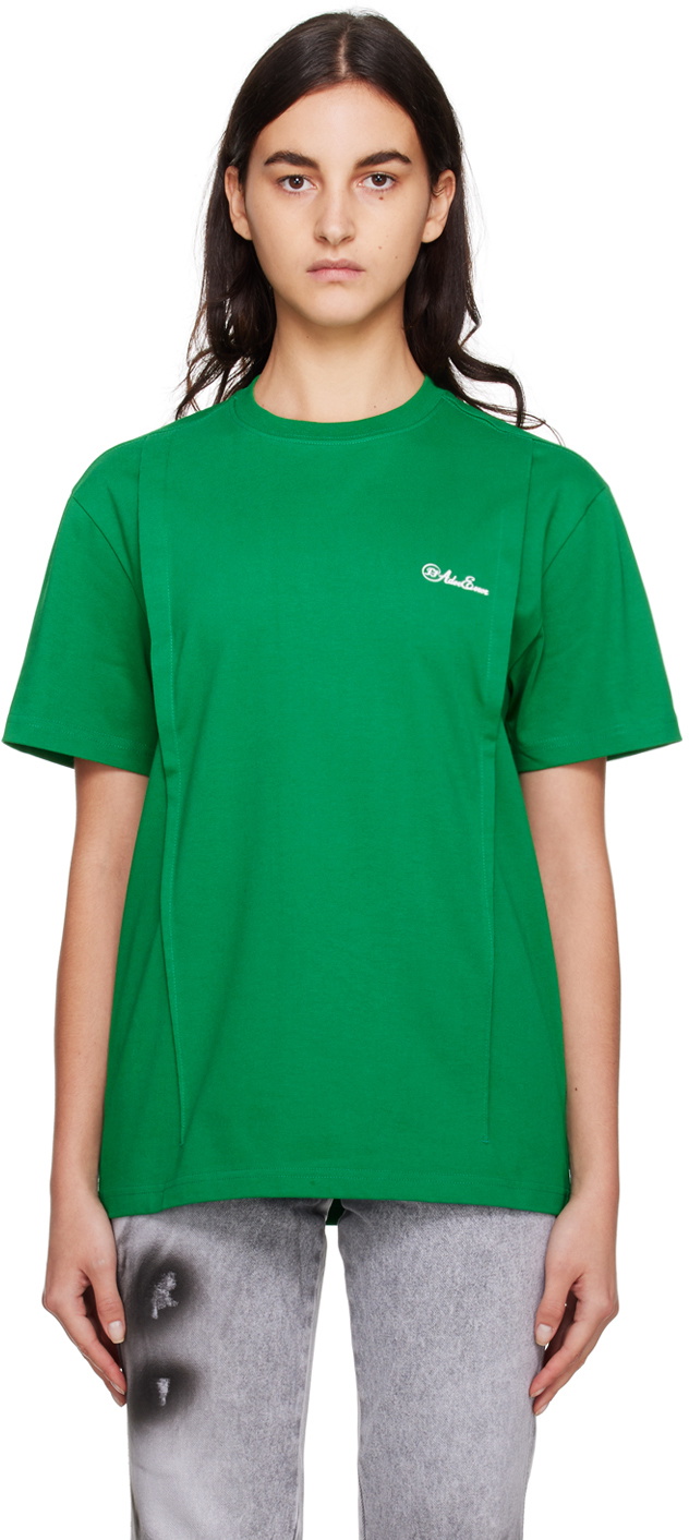 ADER error Green Fluic T-shirt ADER error
