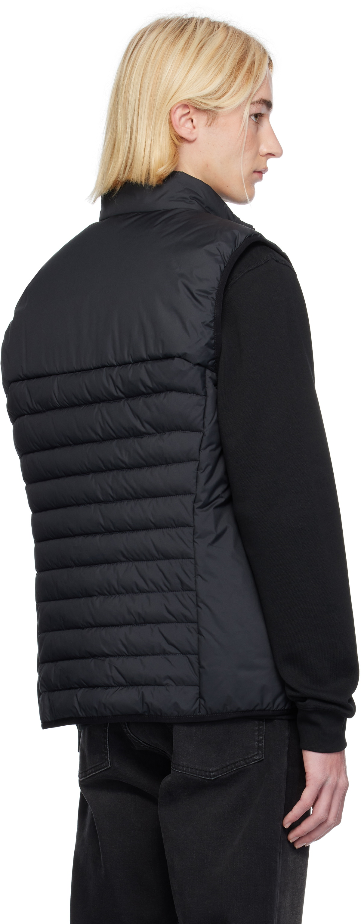 BOSS Navy Padded Vest BOSS