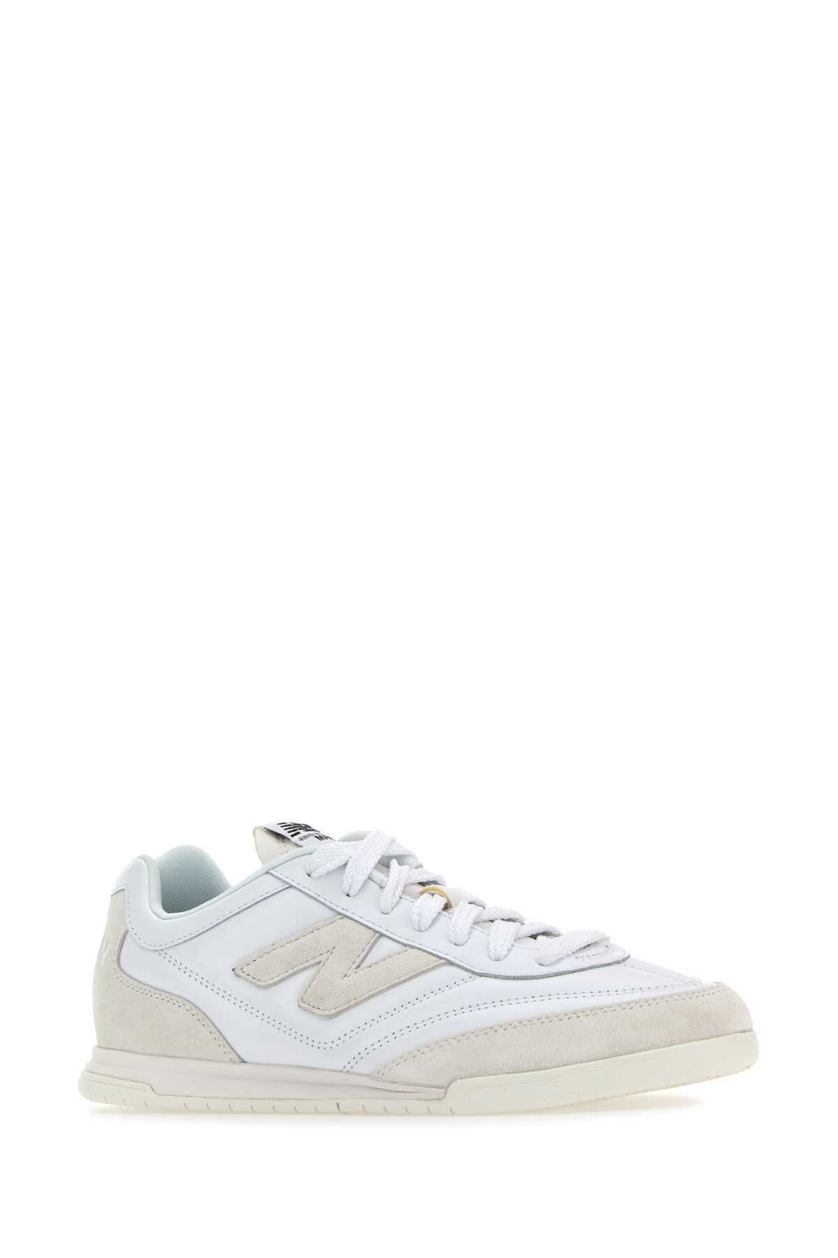 White Leather Junya Watanabe X New Balance Sneakers Junya Watanabe