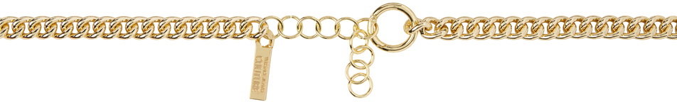 Versace Jeans Couture Pink & Gold Charms Chain Belt Versace