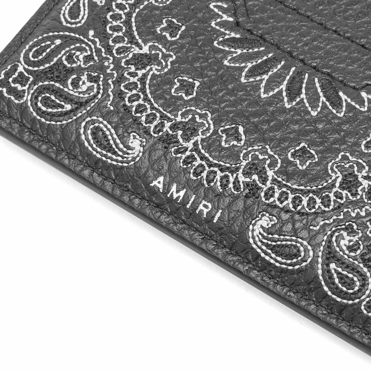 AMIRI Men's Card Holder Bandana Card Holder in Black Amiri