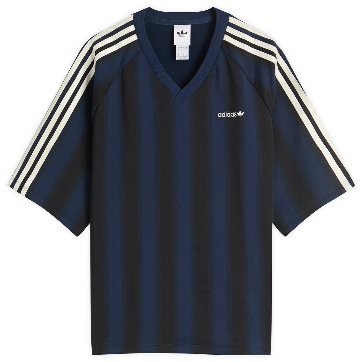 Adidas Women's Loose Linear T-Shirt in Night Indigo adidas