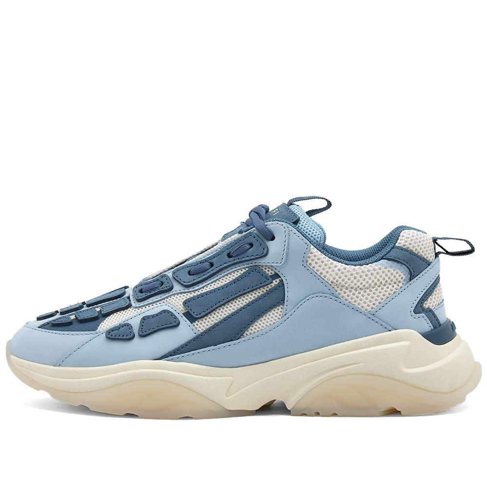 AMIRI Men's Bone Runner Sneakers in Baby Blue Amiri