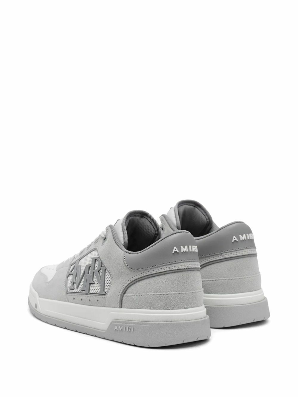 AMIRI Grey Classic Low Suede Sneakers Amiri