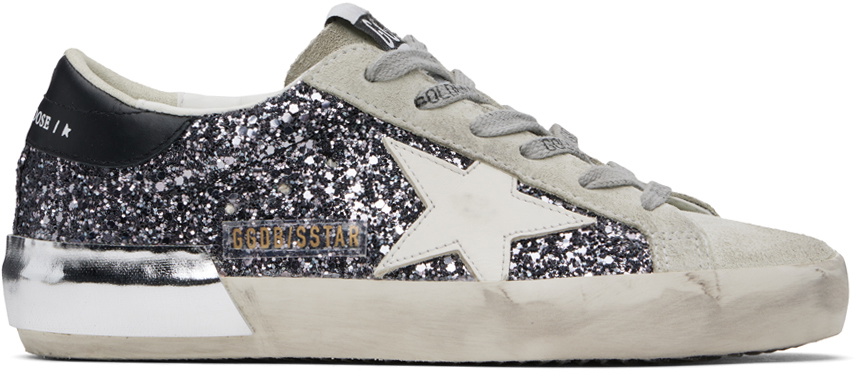 Golden Goose Gray Super-Star Sneakers Golden Goose Deluxe Brand