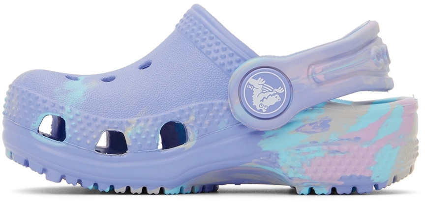 Crocs Baby Blue Classic Marbled Clogs Crocs