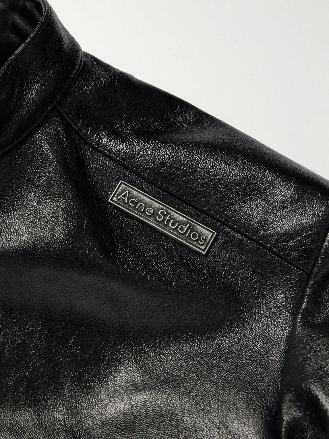 Acne Studios - Leather Biker Jacket - Black Acne Studios