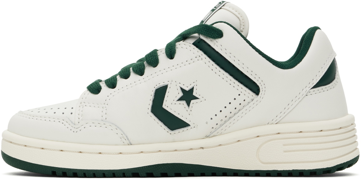Converse Green & White Weapon Low Top Sneakers Converse