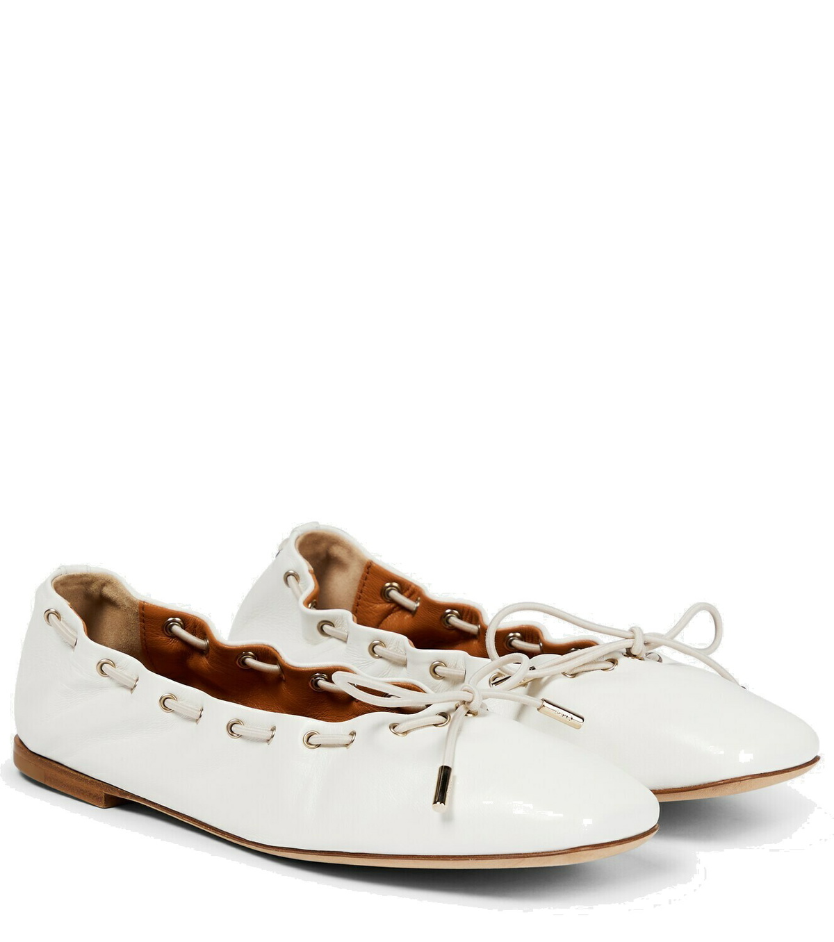 Chloe - Oracia leather ballet flats Chloe