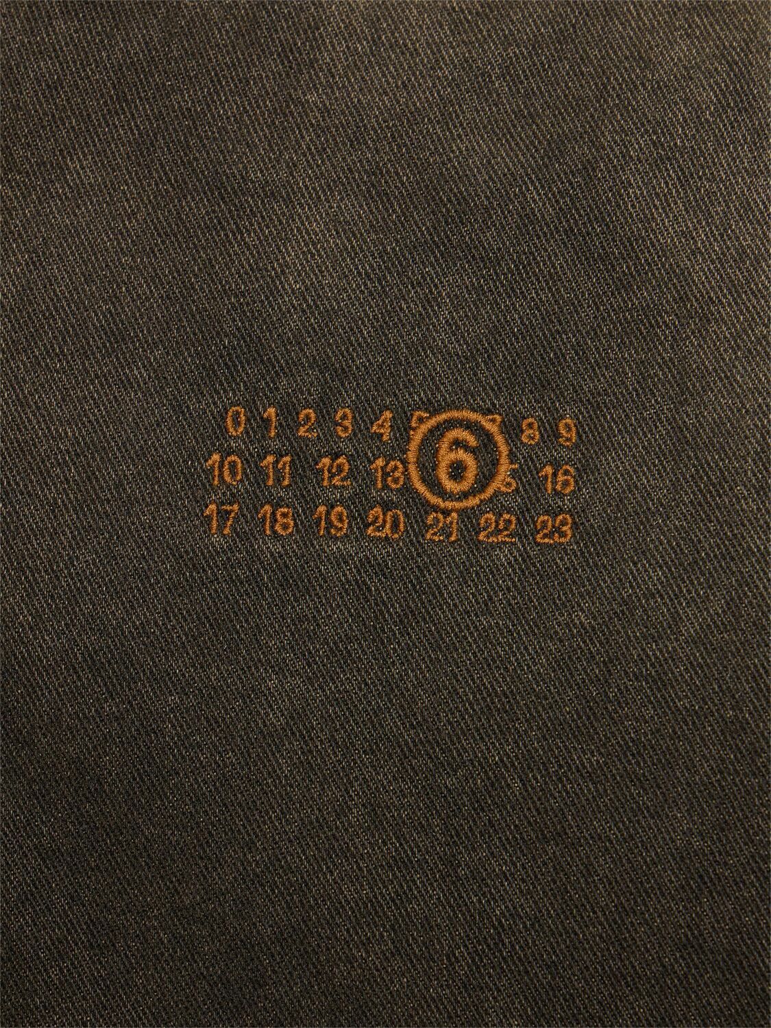 MM6 MAISON MARGIELA Padded Denim Zip Hoodie MM6 Maison Margiela MM6 MAISON MARGIELA Padded Denim Zip Hoodie MM6 Maison Margiela