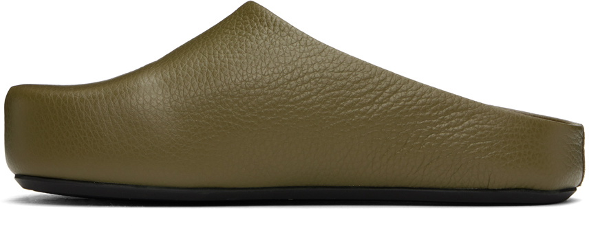 Marni Green Fussbett Sabot Loafers Marni