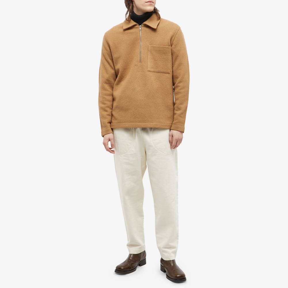 NN07 Men's Ivan Half Zip in Camel NN07