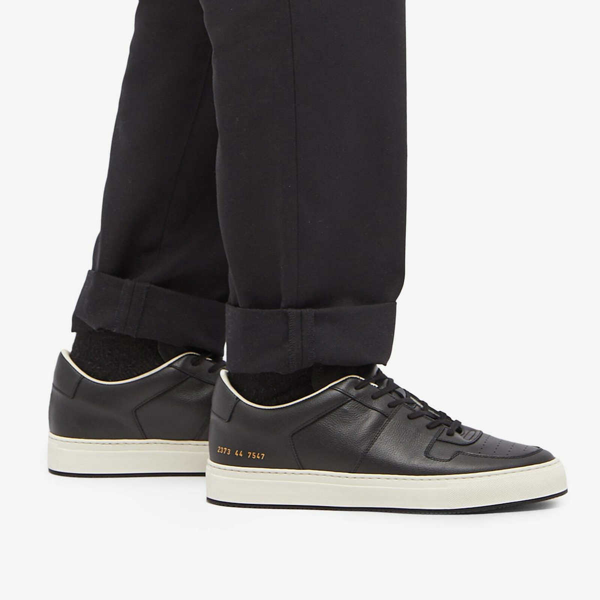 Common Projects Men's Decades Low Sneakers in Black Common Projects