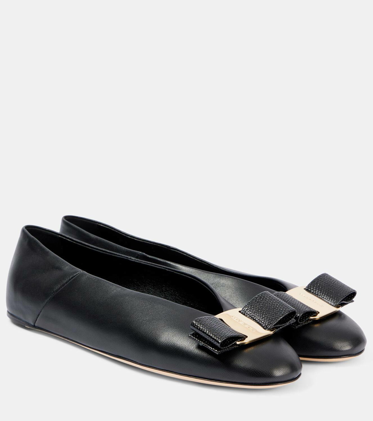 Ferragamo Vanna leather ballet flats Salvatore Ferragamo