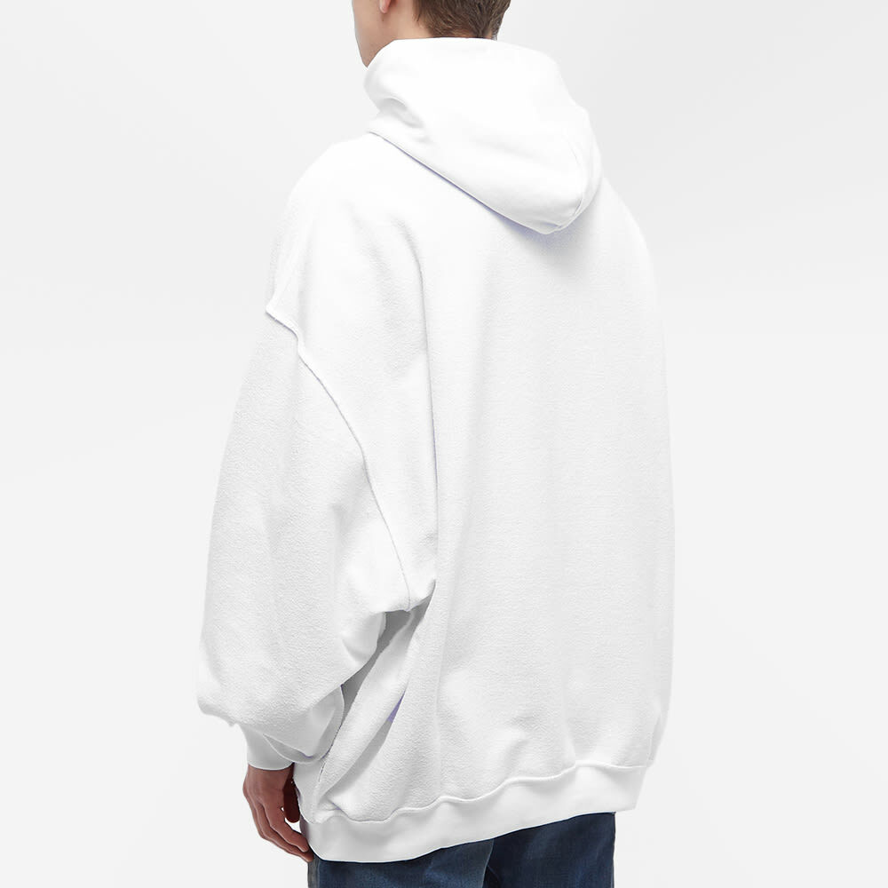 Vetements Men's Inside Out Popover Hoody in White Vetements
