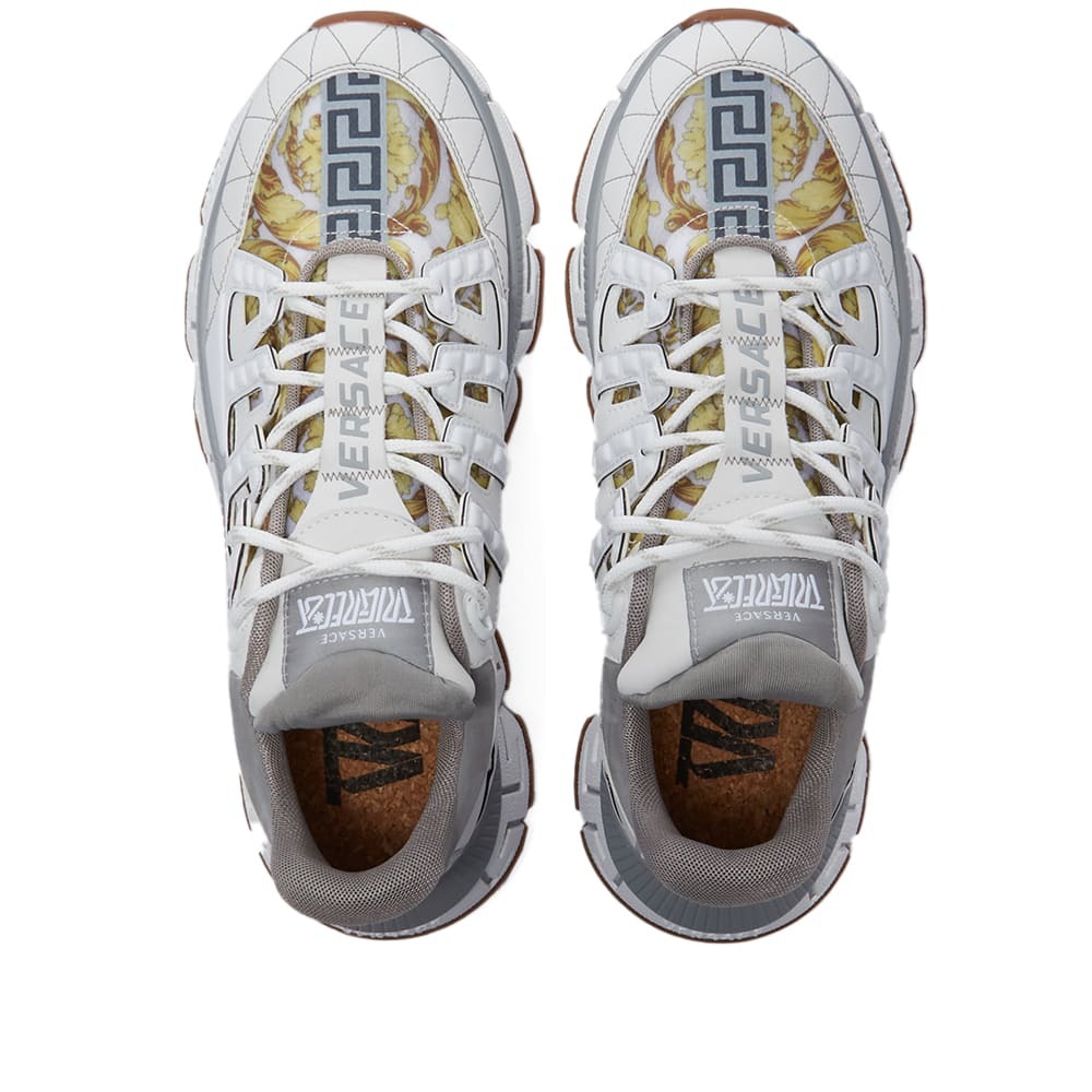 Versace Men's Chain Reaction Sneakers in White Versace