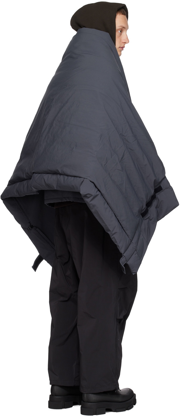 meanswhile Gray Convertible Down Jacket