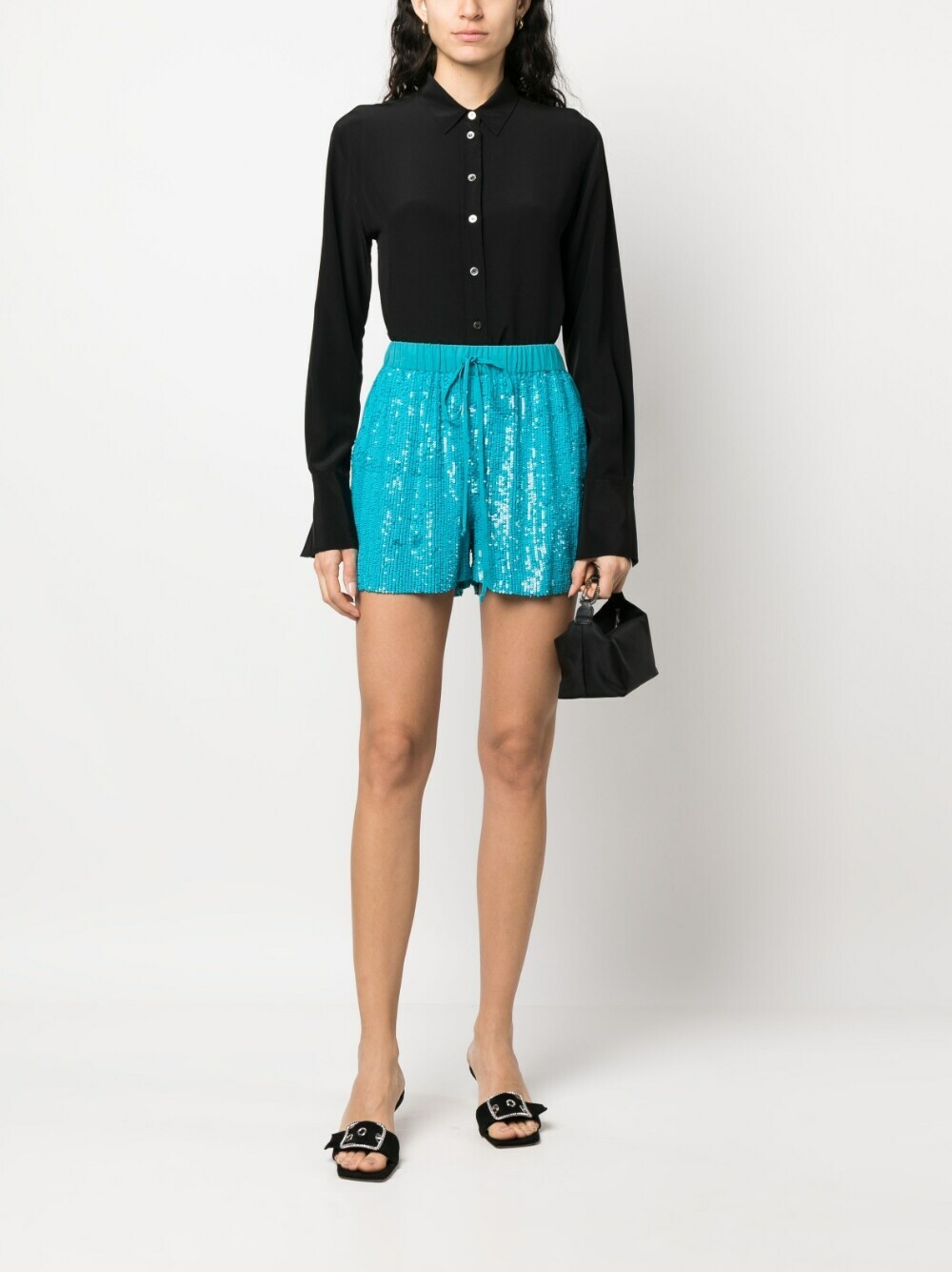 PAROSH - Sequined Shorts Parosh