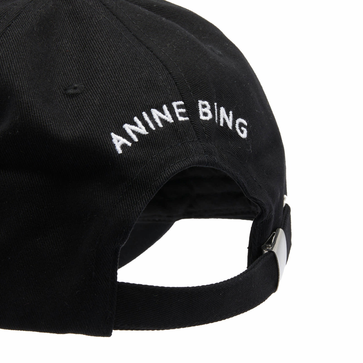 Anine Bing Women's Jeremy Logo Baseball Cap in Black ANINE BING