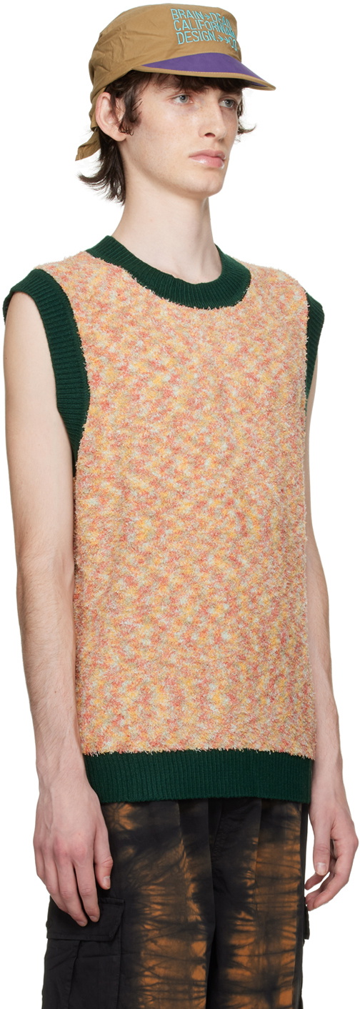 Brain Dead Multicolor Striped Vest Brain Dead