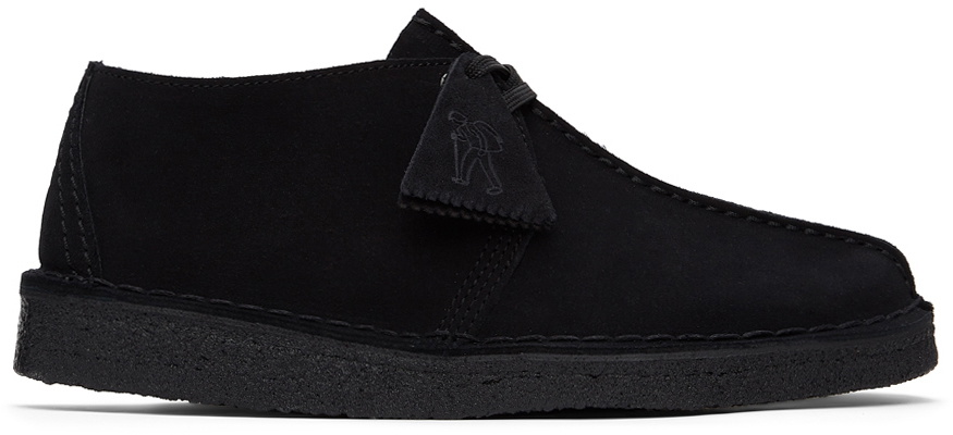 Clarks Originals Black Suede Desert Trek Derbys Clarks Originals