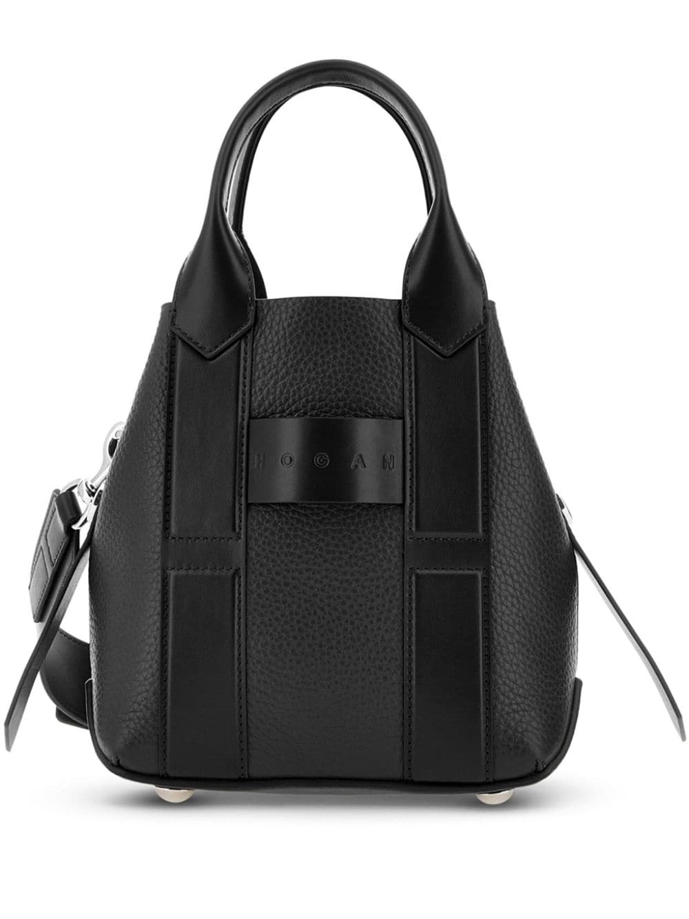 HOGAN - Script Small Leather Tote Bag Hogan
