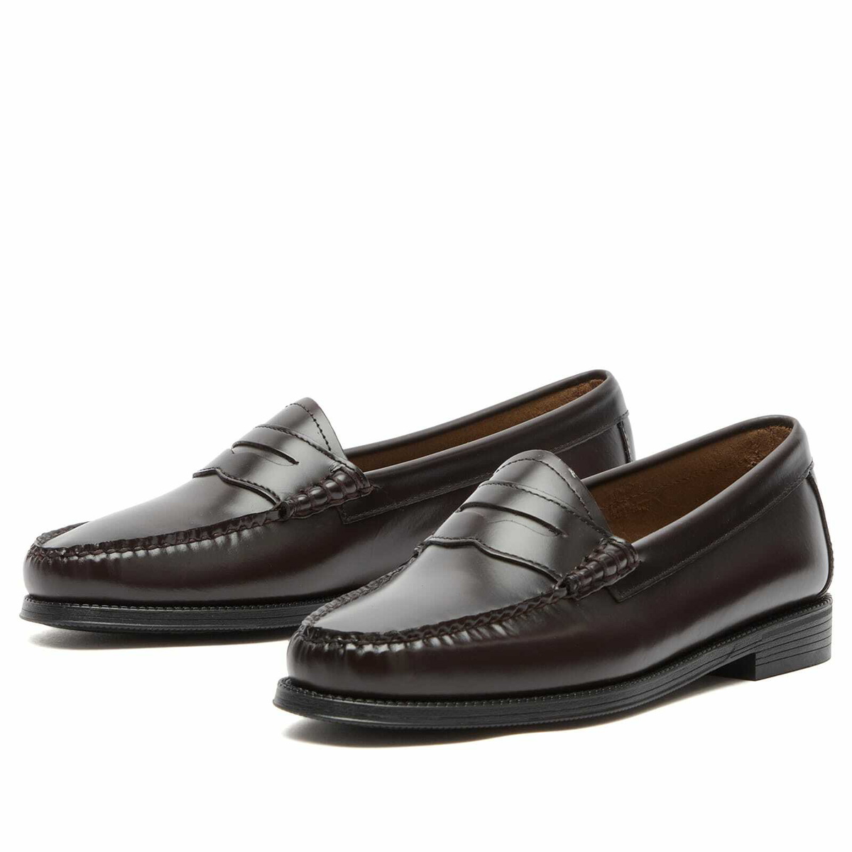 Bass Weejuns Women's Weejun II Penny Loafer in Chocolate Leather Bass ...
