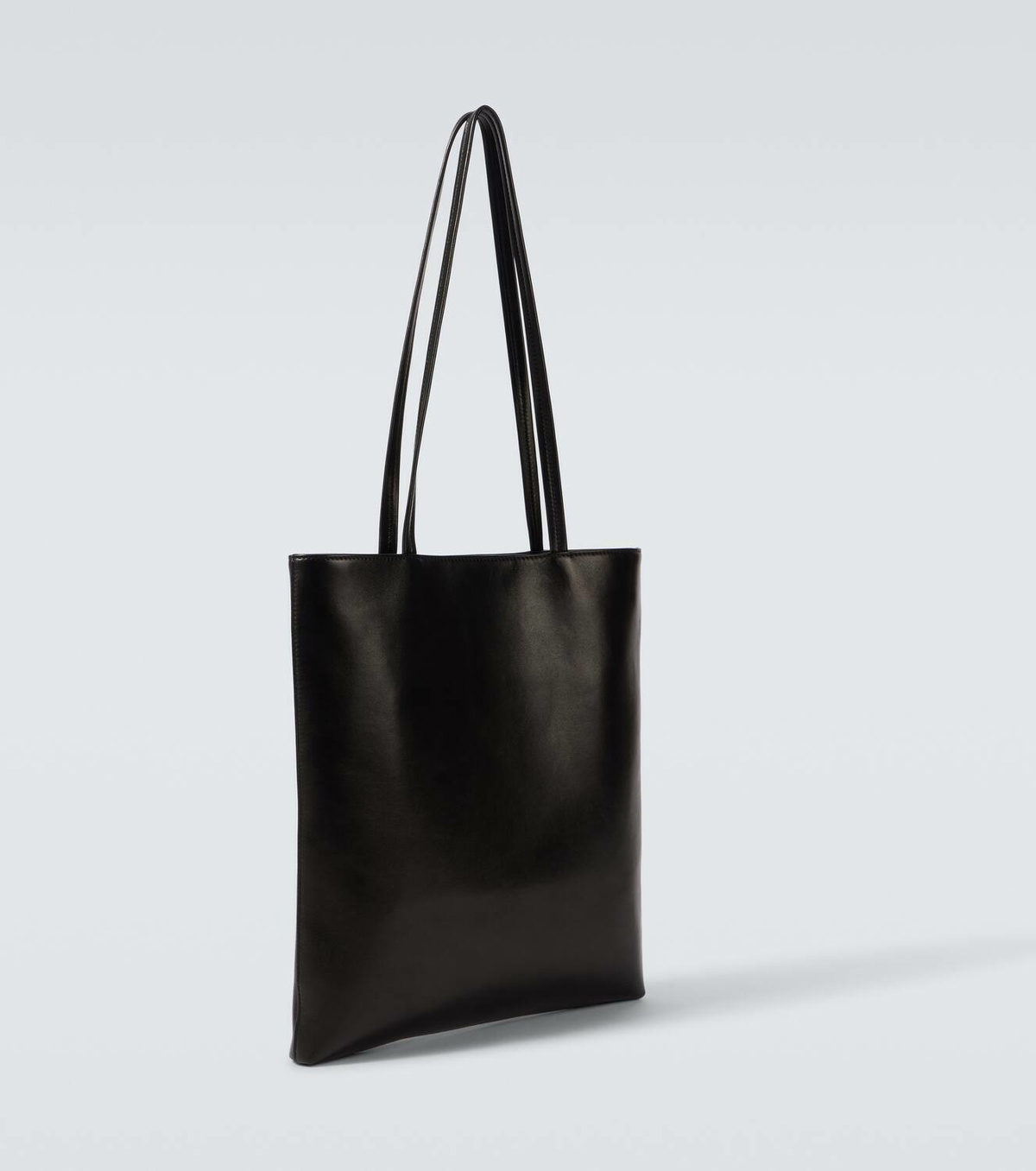 The Row Flat leather tote bag The Row