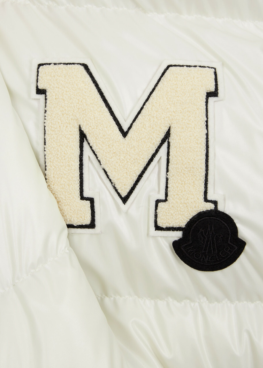 Moncler Oder Quilted Shell Gilet Off White Moncler