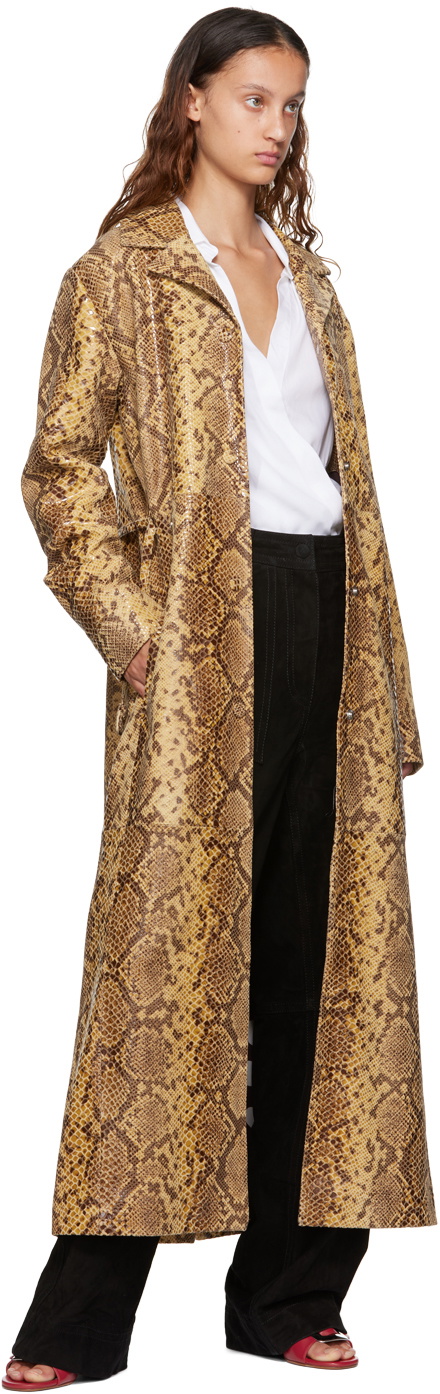 Saks Potts Brown Lea Coat Saks Potts