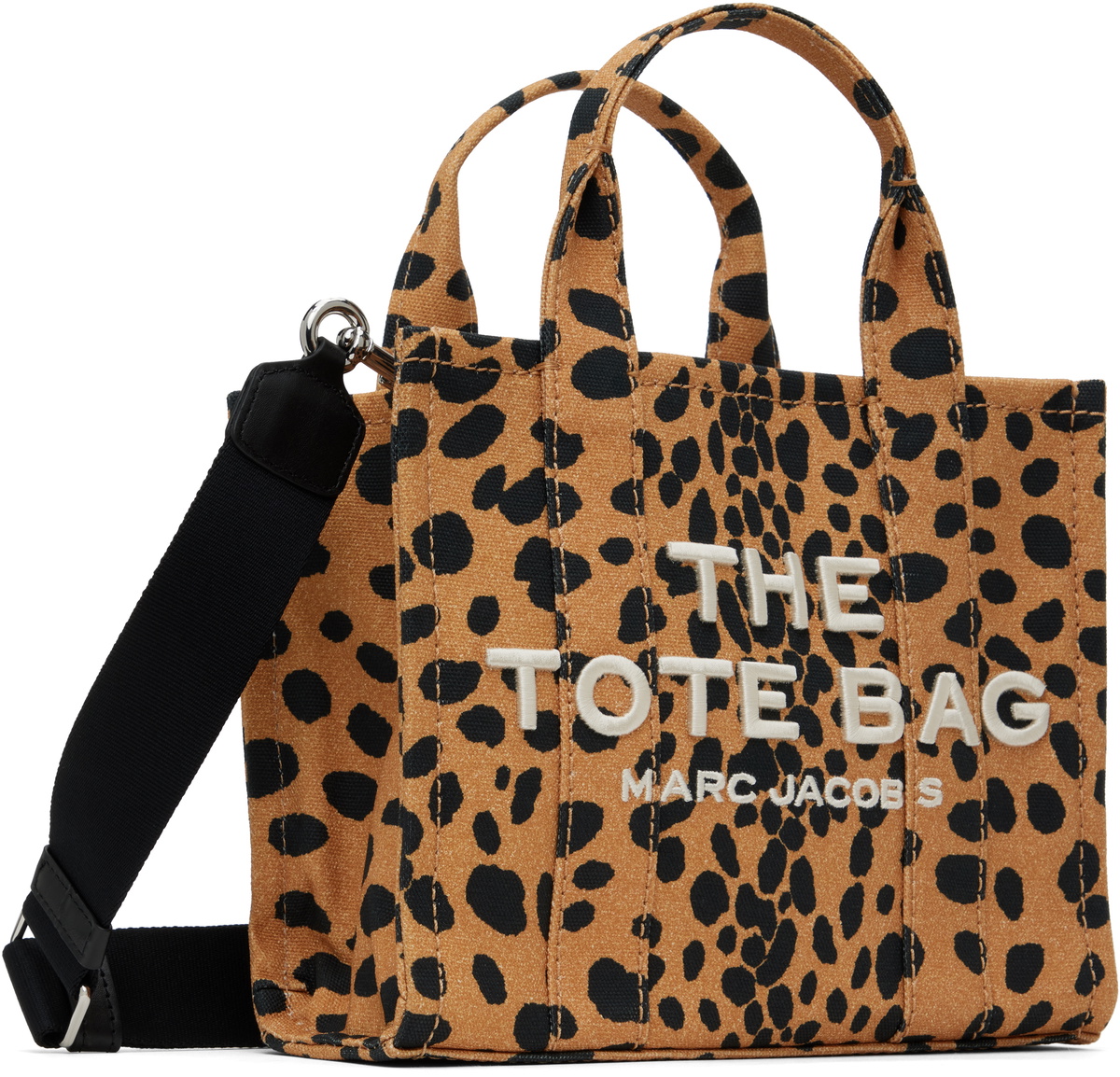 Marc Jacobs Brown 'The Cheetah Canvas Small' Tote Marc Jacobs