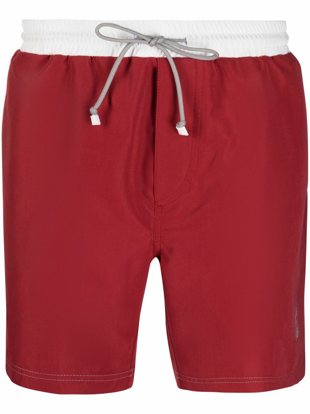 BRUNELLO CUCINELLI - Logo Swim Trunks Brunello Cucinelli