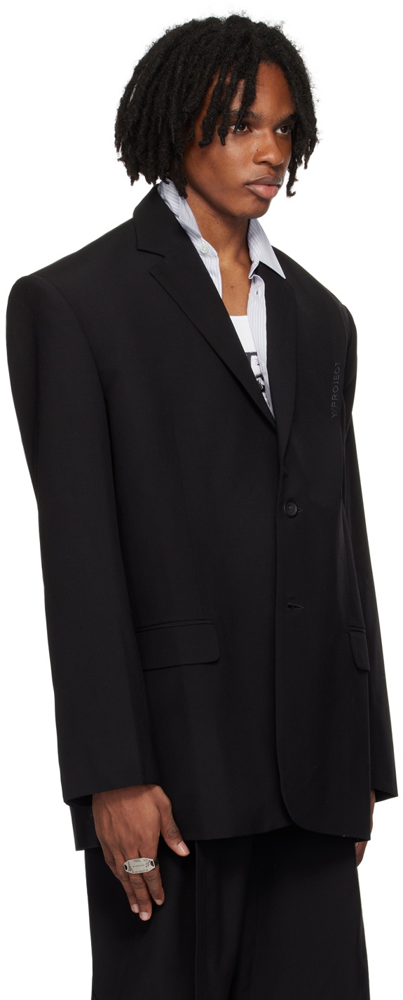 Y/Project Black Pinched Blazer Y/Project