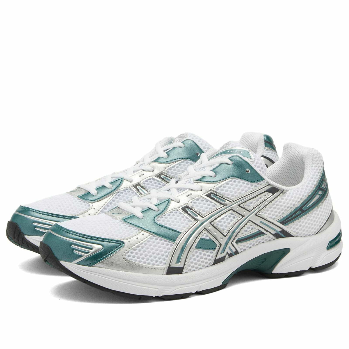 Asics GEL-1130 Sneakers in White/Dark Neptune ASICS