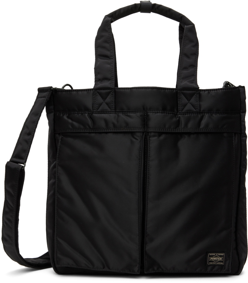 PORTER - Yoshida & Co. Black Tanker 2Way Tote