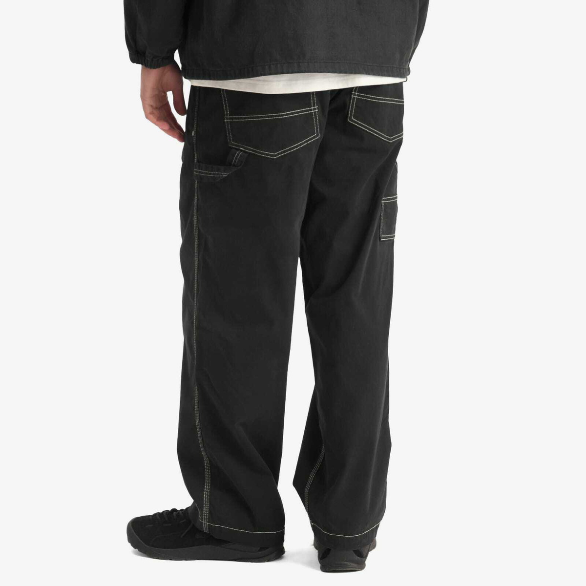 Manastash Men's Washed Color Painter Pant in Black Manastash