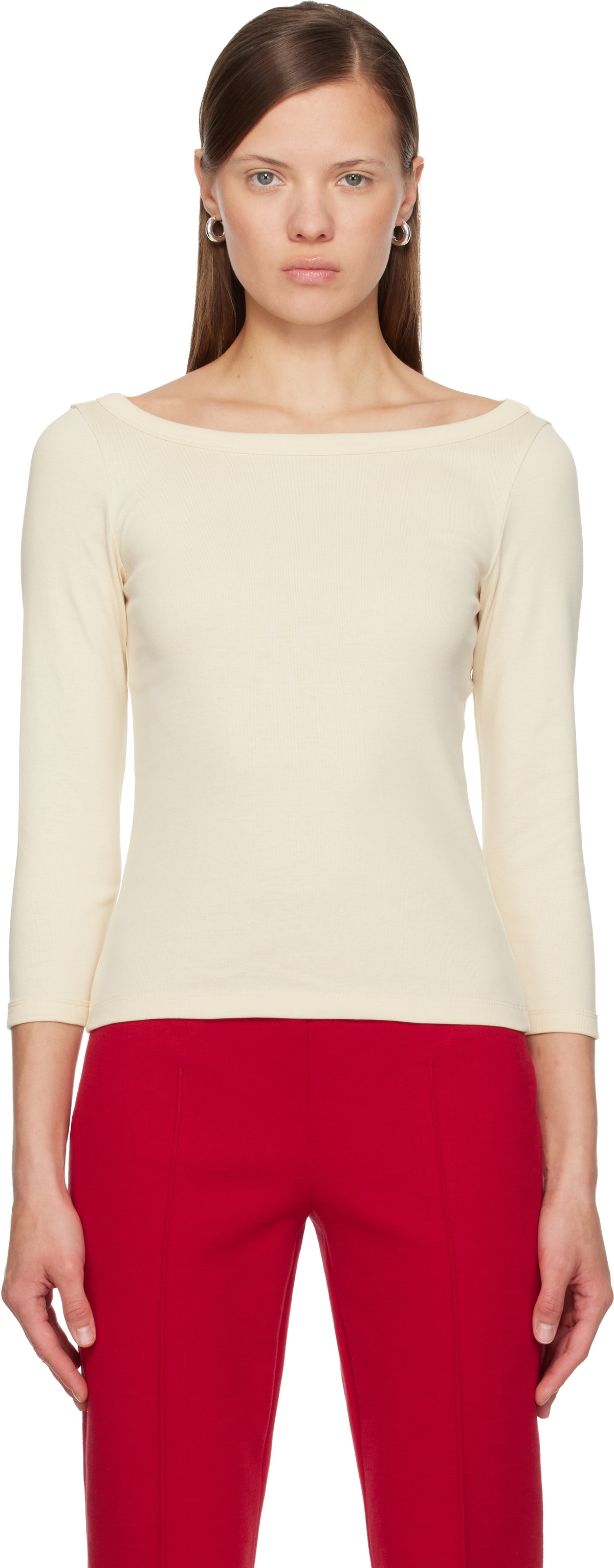 FLORE FLORE Off-White Steffi T-shirt FLORE FLORE