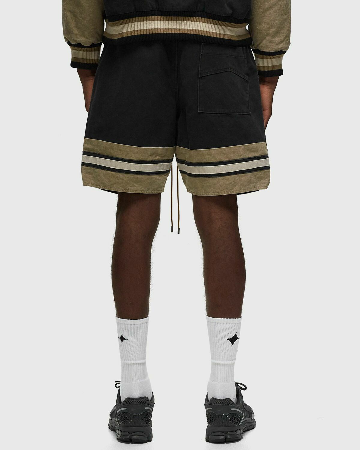 Rhude Rhude Embroidered Logo Short Black Sport & Team Shorts Rhude
