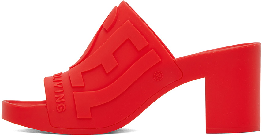 Diesel Red Pamela Heeled Sandals Diesel