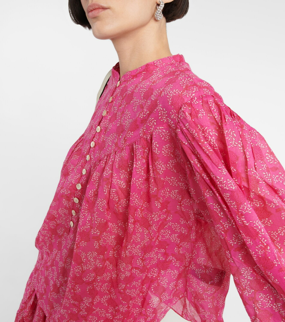 Marant Etoile Salika printed cotton blouse Isabel Marant Etoile