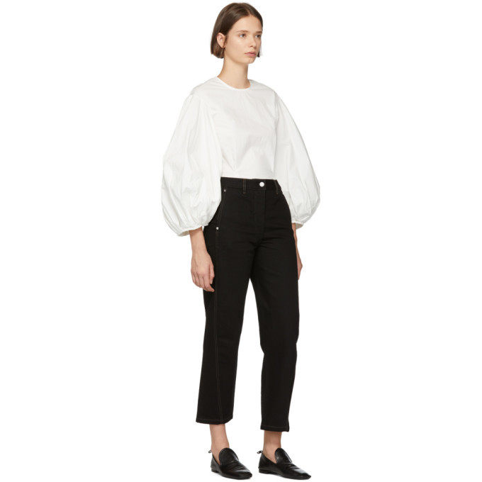 Edit White Balloon Sleeve Blouse Editions M.R