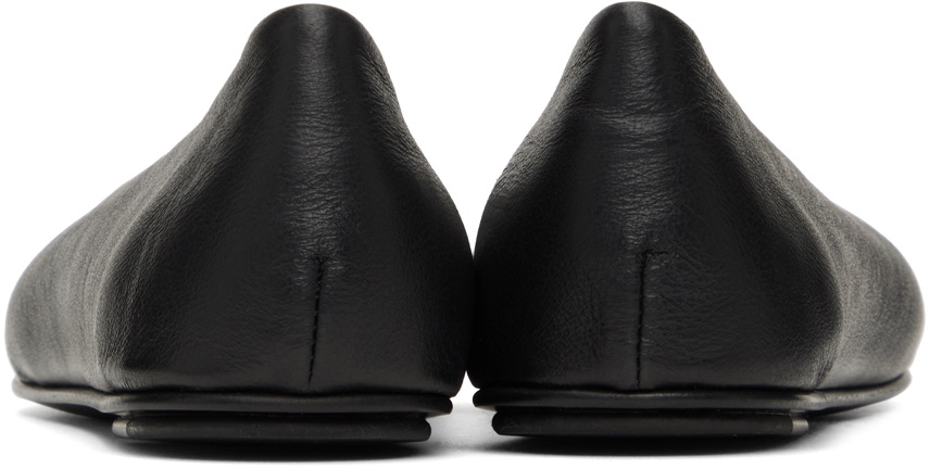 The Row Black Eva Ballerina Flats The Row