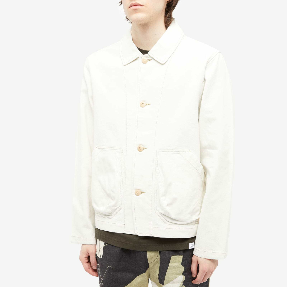 Folk Men's Prism Jacket in White Folk