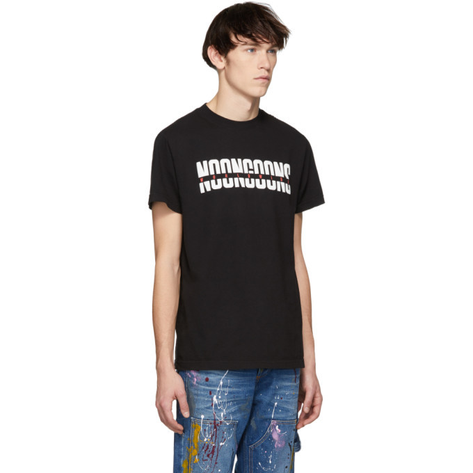 Noon Goons Black Worldwide Logo T-Shirt Noon Goons