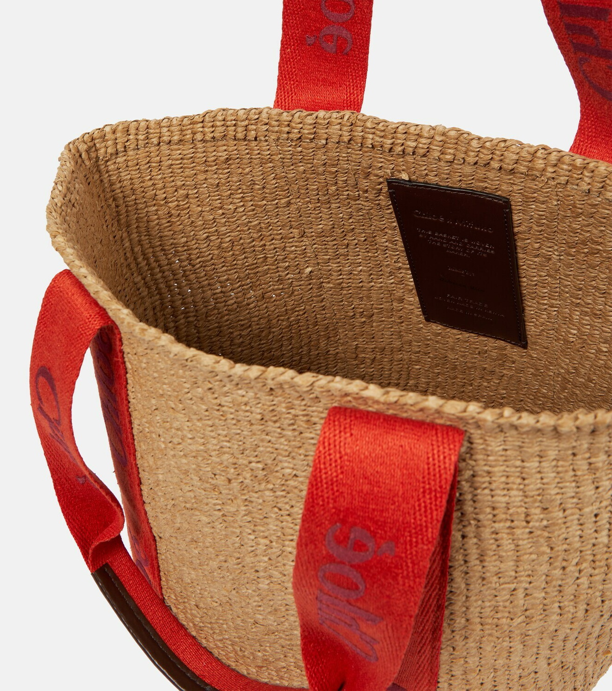 Chloe - x Mifuko Woody Large raffia basket bag Chloe
