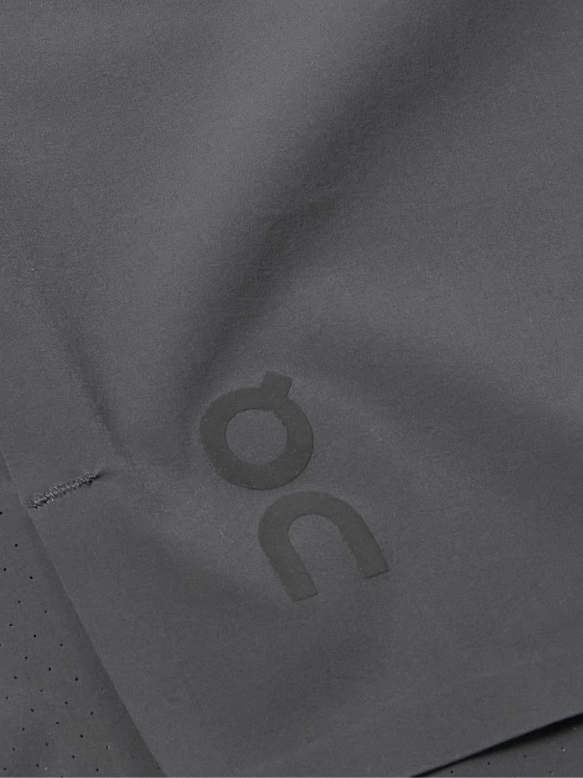 ON - Performance Straight-Leg Stretch-Shell Shorts - Gray On