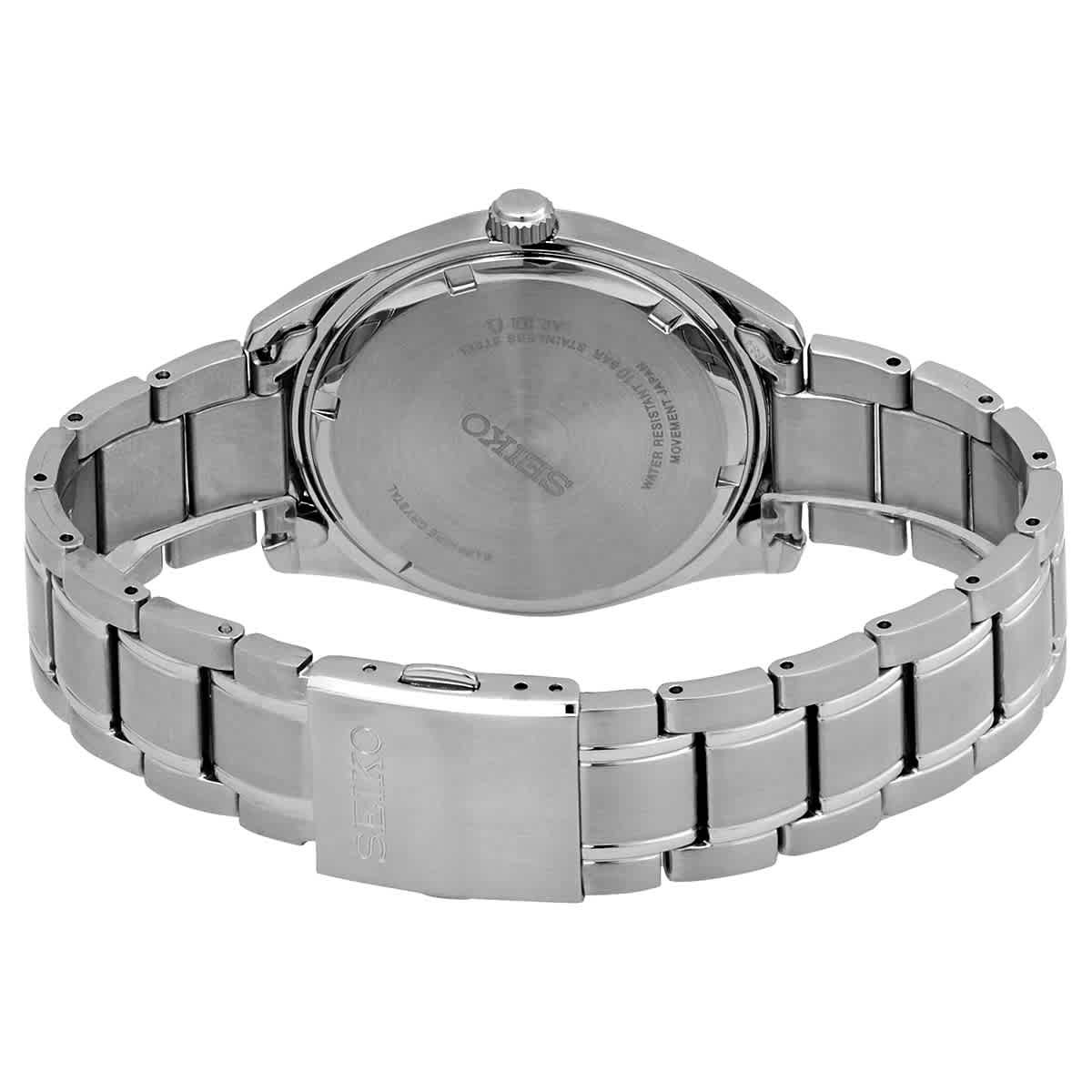 Seiko Essentials Quartz Black Dial Mens Watch SUR311 Seiko
