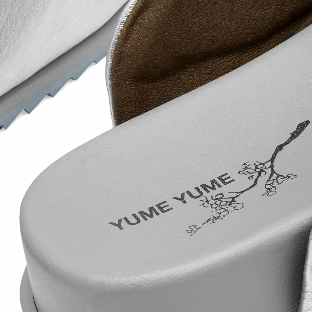 Yume Yume Women's Truck Silver Slide in Silver Vegan Leather Yume Yume